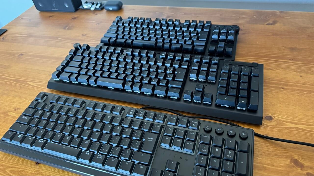 Razerのゲーミングキーボード 全16種の違いを徹底比較！